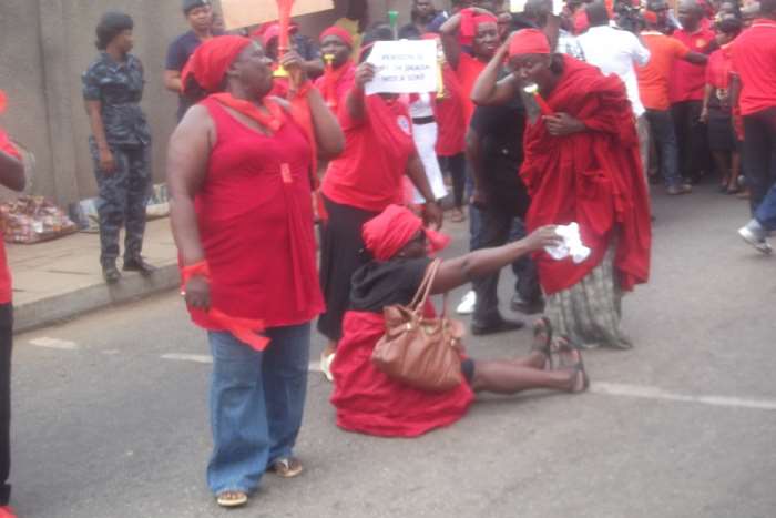 TRADERS, KAYAYE’S JOINED LABOUR DEMONSTRATION IN KUMASI
