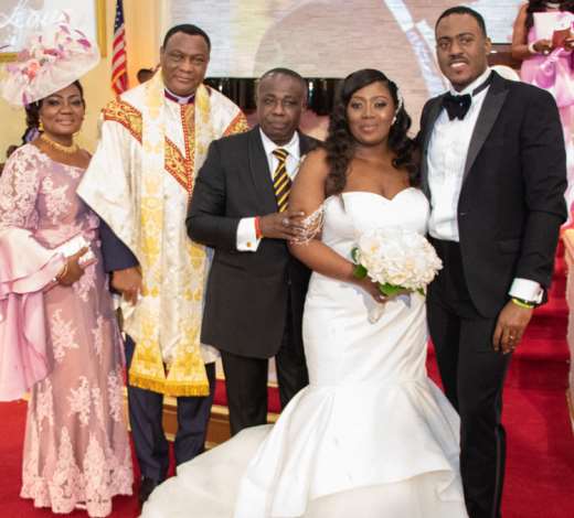 Bishop Dominic Allotey Daughter's Sandra Weds Dalton Richards