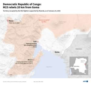 Intense combat edges toward key DRC city as UN plans urgent meeting