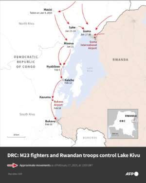 M23 advances deeper in east DRC as Congolese troops flee