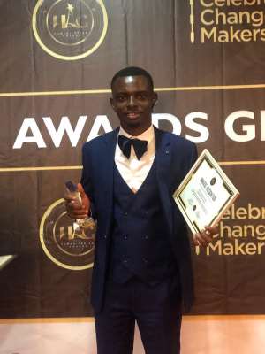 Richard Opoku Picks Winner Award At Humanitarian Awards Ghana 2020