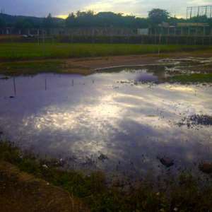 Flooded Ho Stadium pitch renews calls for urgent renovation