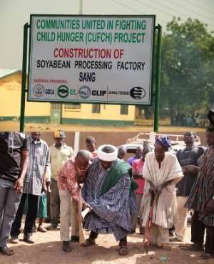 Mion District: Soybean Processing Factory Under Construction