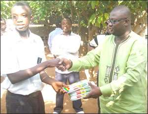 Adenta MP Supports BECE Candidates