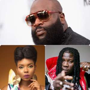 Rick Ross to feature 12 artists in Africa including Stonebwoy and Yemi ...