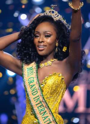 Miss Abena Akuaba Appiah makes history as she wins Miss Grand International