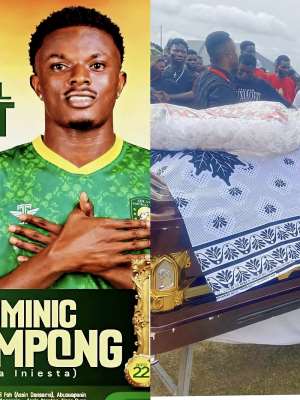Final funeral rites held for footballer Dominic Frimpong after tragic ...