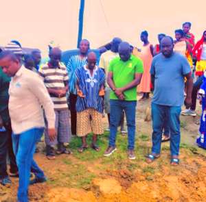 Prestea Huni Valley MP cuts sod for construction of community center in ...
