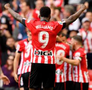 Inaki Williams scores in Athletic Bilbao home win against Celta Vigo