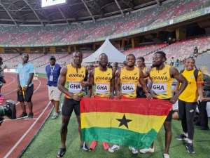 Ghana beats Nigeria again for relay gold