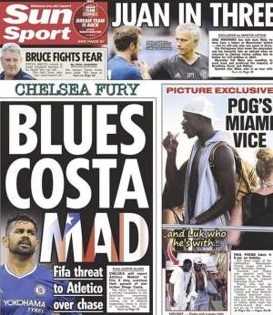 Today's newspaper gossip: Man United submit £86m bid for Pogba; Stoke ...