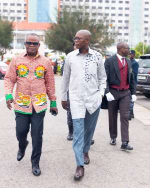 Ahiafor leads parliamentary delegation to funeral of late Ade Coker