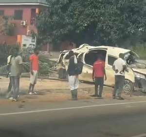 Multiple killed in horrific 2M Express bus crash on Ejisu-Konongo Road