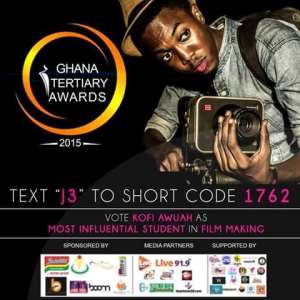 Director Kofi Awuah Gets Two Nominations At 2015 Ghana Tertiary Awards