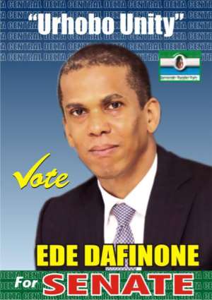 Nigeria Today: Chief Ede Dafinone On Bye-Election In Delta Central ...