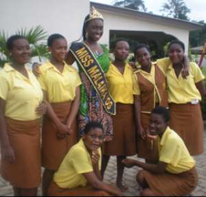 Miss Malaika Visits Holy Child