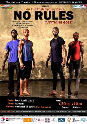 Dance choreography 'No Rules' premiered in Accra