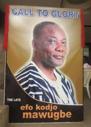 Book of Condolence for Efo Mawugbe opens at National Theatre