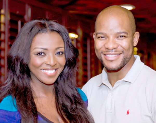 Yvonne Okoro Spotted With Famous South African Actor