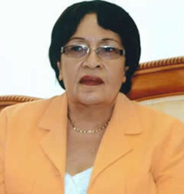 Ghana swears in first woman president