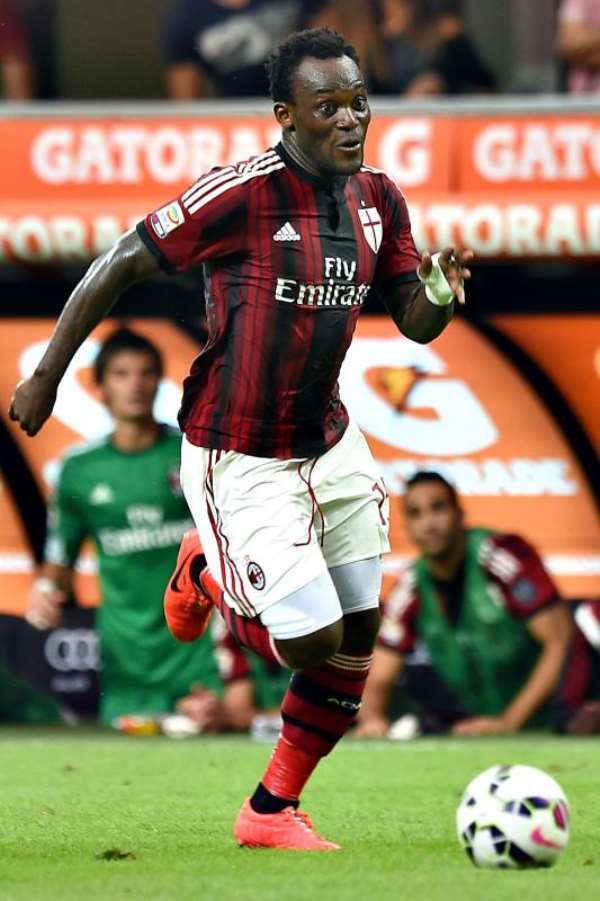Michael Essien could profit from AC Milan injury list