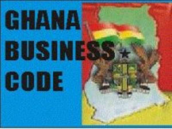 Implementation of the Ghana Business Code