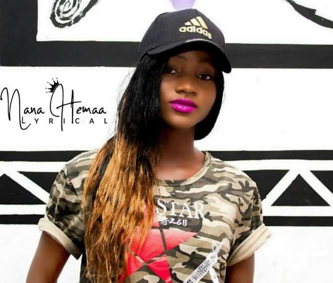 Meet Flawless Female Rapper; Nana Hemaa Lyrical