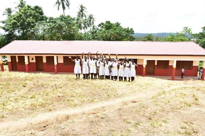MTN Ghana Foundation’s Classroom Block New Mangoase To Benefit Over 420 ...