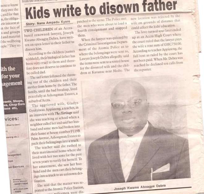 Children of Lawyer Joe Debrah Say They’ve Long DISOWNED Him for Abuse ...