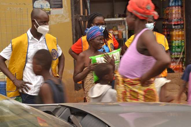 Aboadze Enclave Lions Club donates food items to Abuesi and Aboadze ...