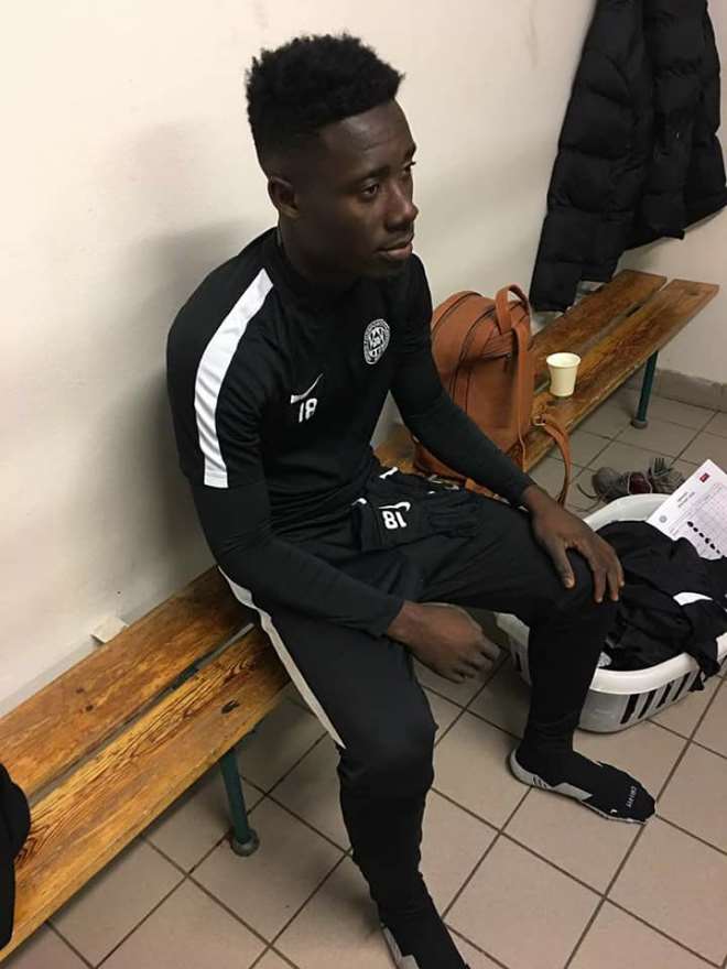 PHOTOS… Winful Cobbinah Prepares For His First Training With FF Viborg