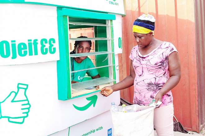 Plastic Waste Collection Community Buyback Centre Launched In Accra