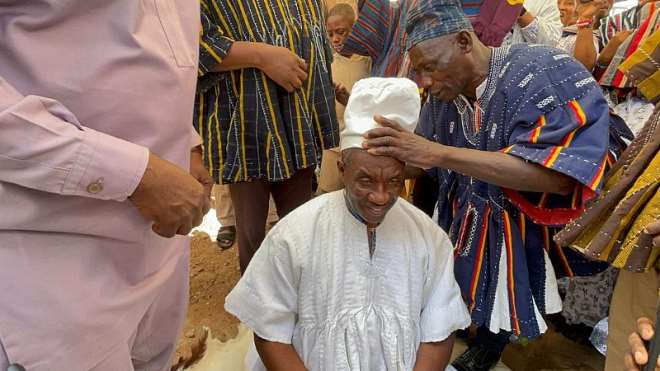 New Gonja Chief and Queen Mother installed in Akuapem Mampong