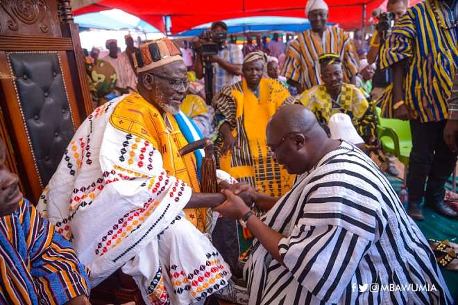 Let's Maintain, Enhance Peace In Bawku - Bawumia To Bawku Naba