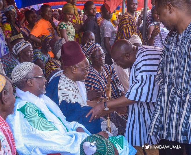 Let's Maintain, Enhance Peace In Bawku - Bawumia To Bawku Naba