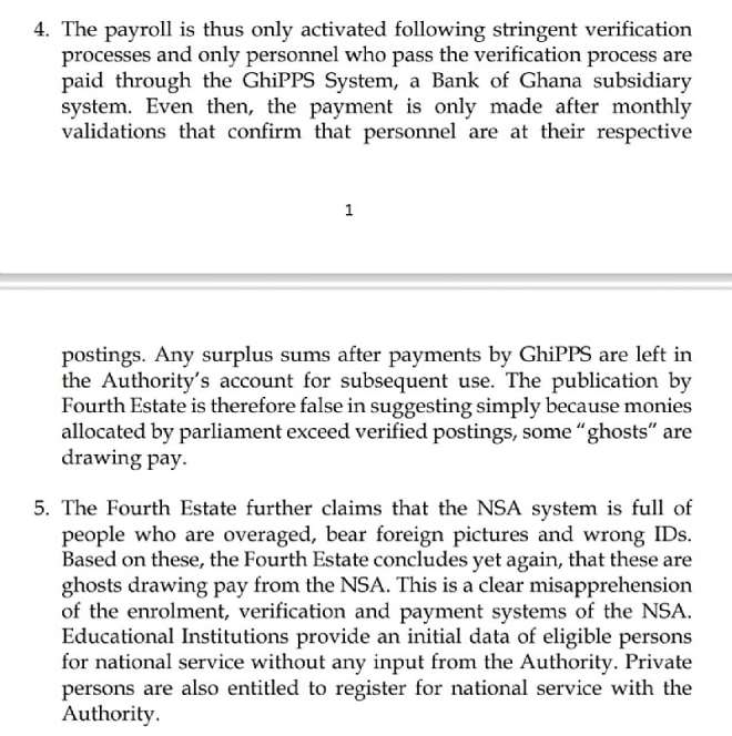 NSS payroll scandal: ‘Fourth Estate’s investigation riddled with ...