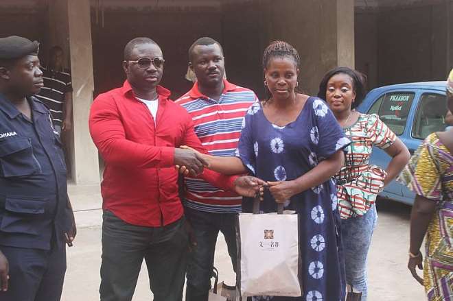 Blind Presenter Otwinoko Feeds Over 100 widows and Widowers