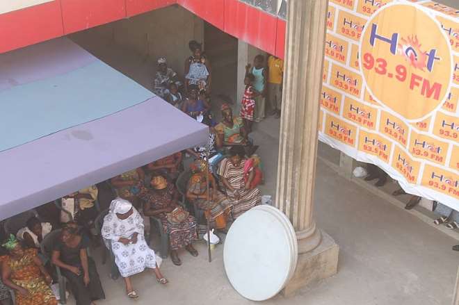 Blind Presenter Otwinoko Feeds Over 100 widows and Widowers