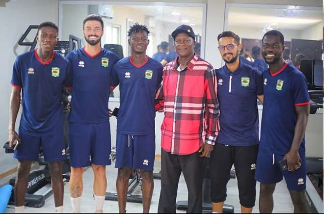 Circle 150 Holland hands over ultra-modern gym to Asante Kotoko [PHOTOS]