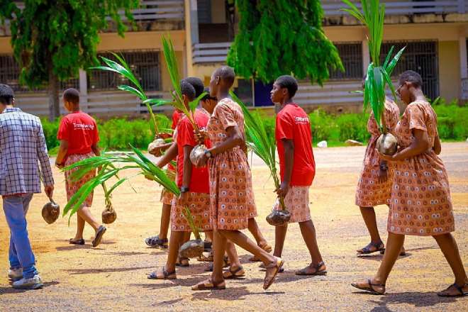 Travelwings, GAYO plant trees; urge Ghanaians to protect the environment