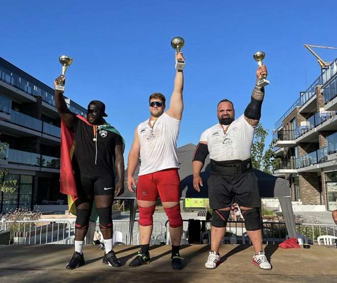 Extreme Strongman: Evans Aryee makes Ghana proud as he emerged first ...