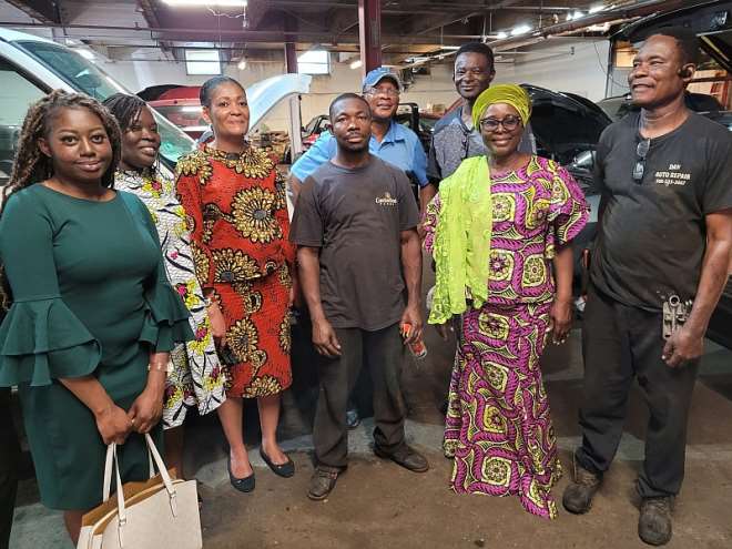 Ghana’s Ambassador to the United States Alima Mahama visits Worcester
