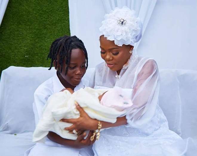 MzbeL holds traditional Ga naming ceremony for newborn daughter