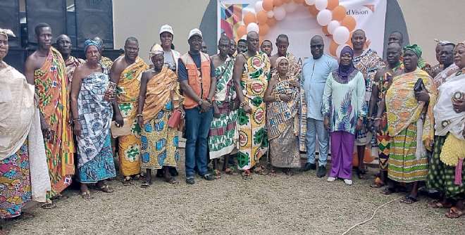 World Vision Ghana holds exit durbar in Atebubu