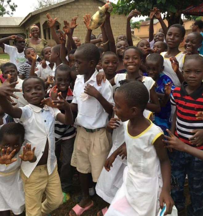 YPI-Ghana Builds First Toilet Facility For Akyem Bomso R/C Primary School
