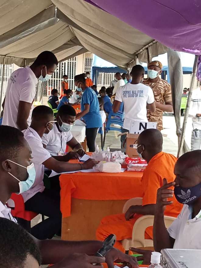 Three NGOs organize health screening for 1,261 inmates at Ankaful ...