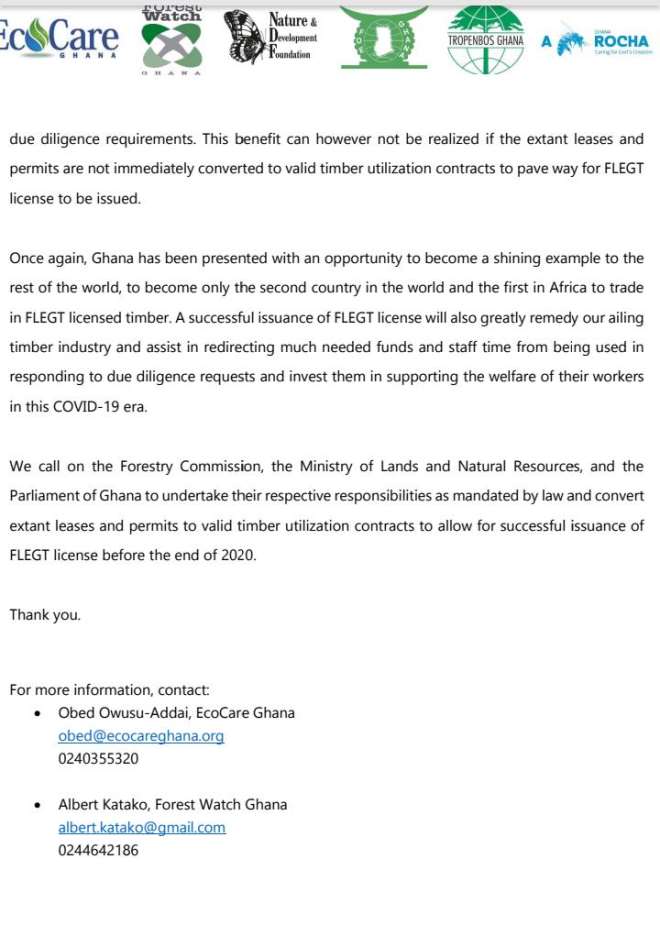 Gov’t Urged To Speed Up Issuance Of FLEGT License To Boost Ailing ...