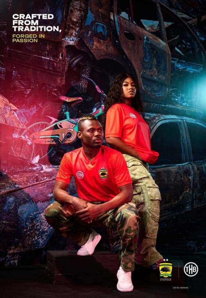2023/24 GPL: Asante Kotoko players model in new home and away kits with ...