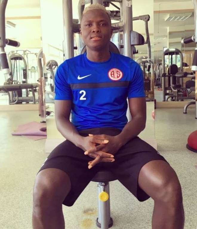 Footballer Samuel Inkoom Goes Blonde In New Hair