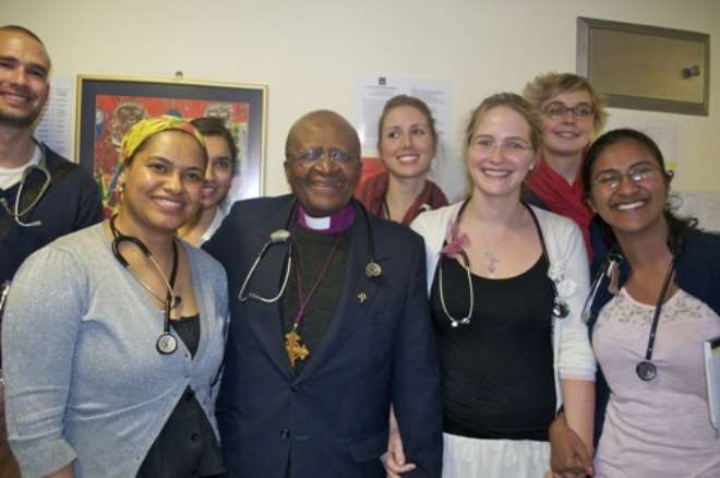 “Doctor” Tutu Goes To Class At Stellenbosch University